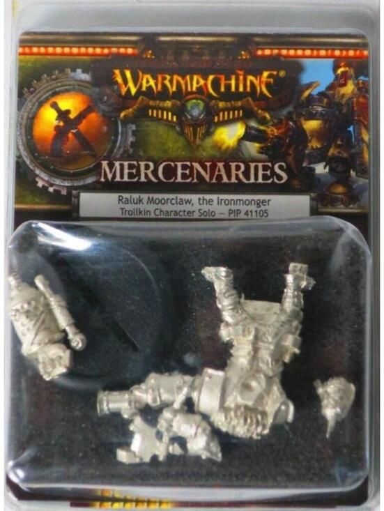 Toys | Warmachine Mercenaries Raluk Moorclaw The Ironmonger Trollkin ...